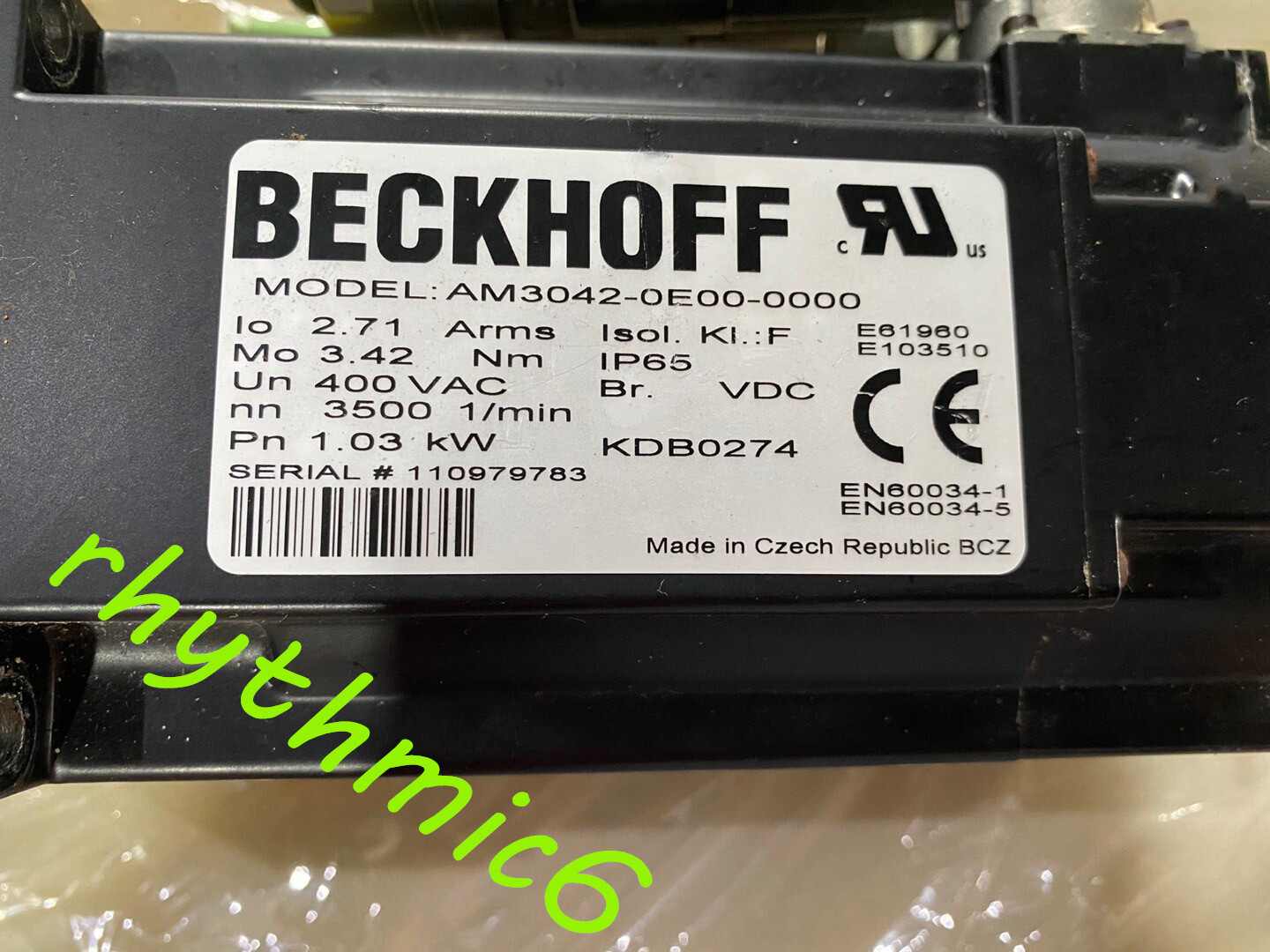BECKHOFF AM3042-0E00-0000 Servo Motor Fast delivery FedEx or DHL | eBay