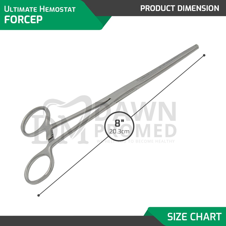 6-Piece Ultimate Hemostat Forceps Set Hobby Electronics Fishing Pliers ...
