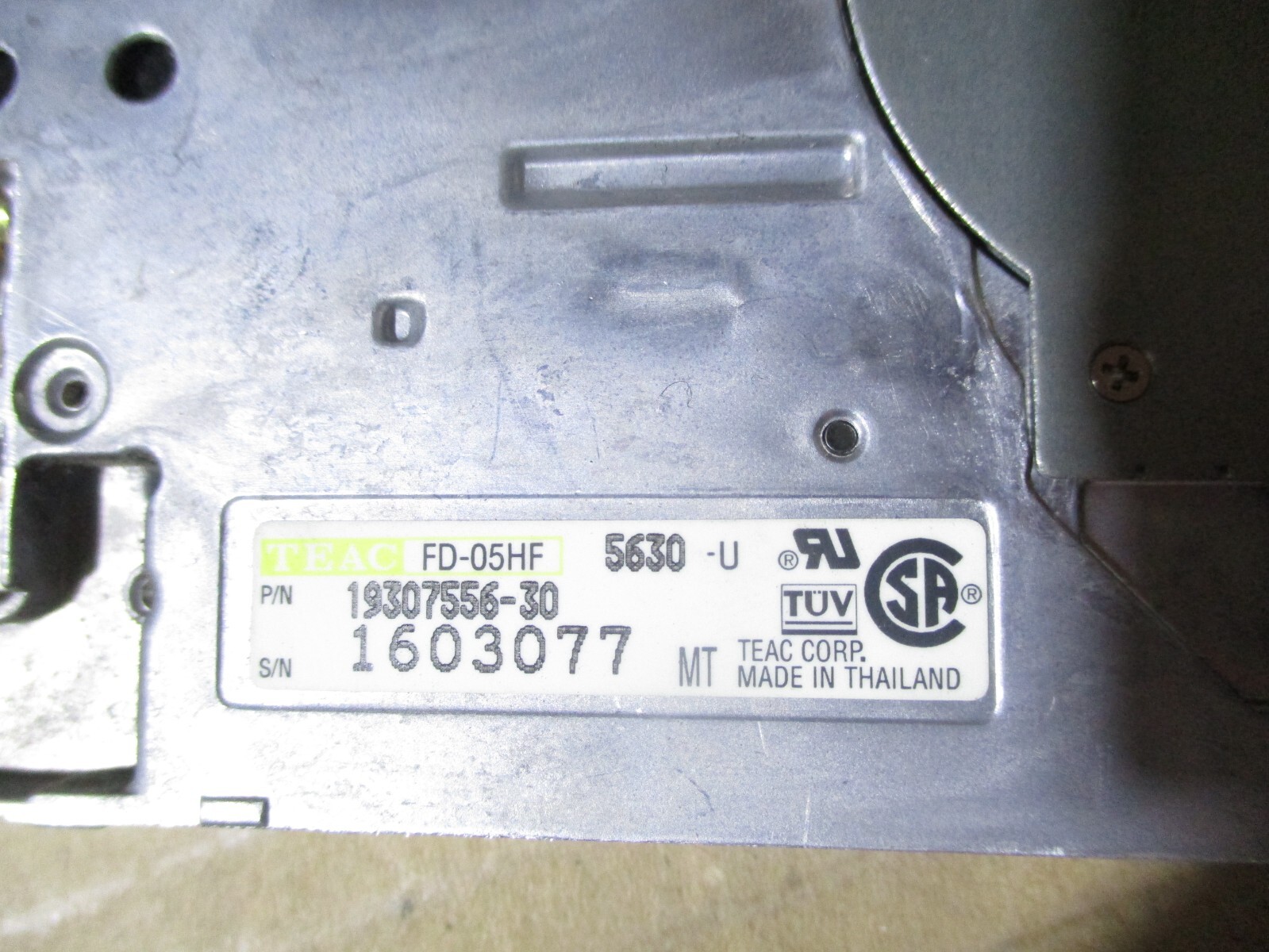 TEAC FD-05HF 5630-U 1 9307556-30 Floppy Drive | eBay