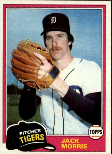 1981 Topps Baseball Card #572 Jack Morris - NM Condition | eBay
