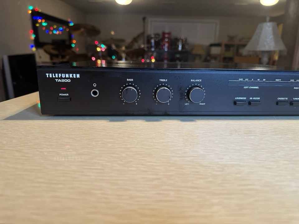 Vintage Telefunken TA200 Stereo Amplifier High Fidelity Extremely Rare ...
