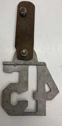 Vintage US Army 45th Recon Battalion License Plate Topper | eBay
