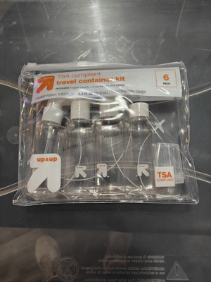 YY- Up & Up TSA Compliant Travel Container Kit 6 Pack - TSA Compliant ...
