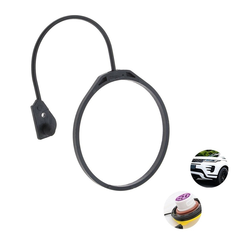 Fuel Tank Cap Rope Tether Replacement Rubber Vehicle Accessories Black ...
