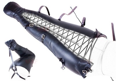 Soft Black Faux Leather Mermaid Bondage Leg Binder | eBay UK