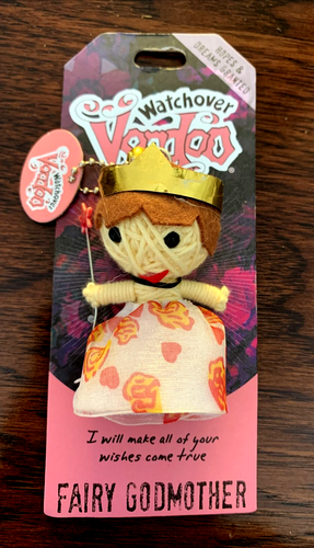 Watchover Voodoo Doll FAIRY GODMOTHER 3" Lucky Charm Key Chain Doll NEW ...