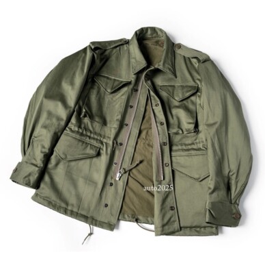 Bronson US Army 100% Cotton Jacket Regular M-51 Field Jackets M43 M65 Coat Men's | eBay