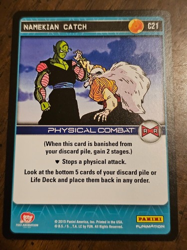 NAMEKIAN CATCH C21 Dragon Ball Z TCG Panini DBZ | eBay