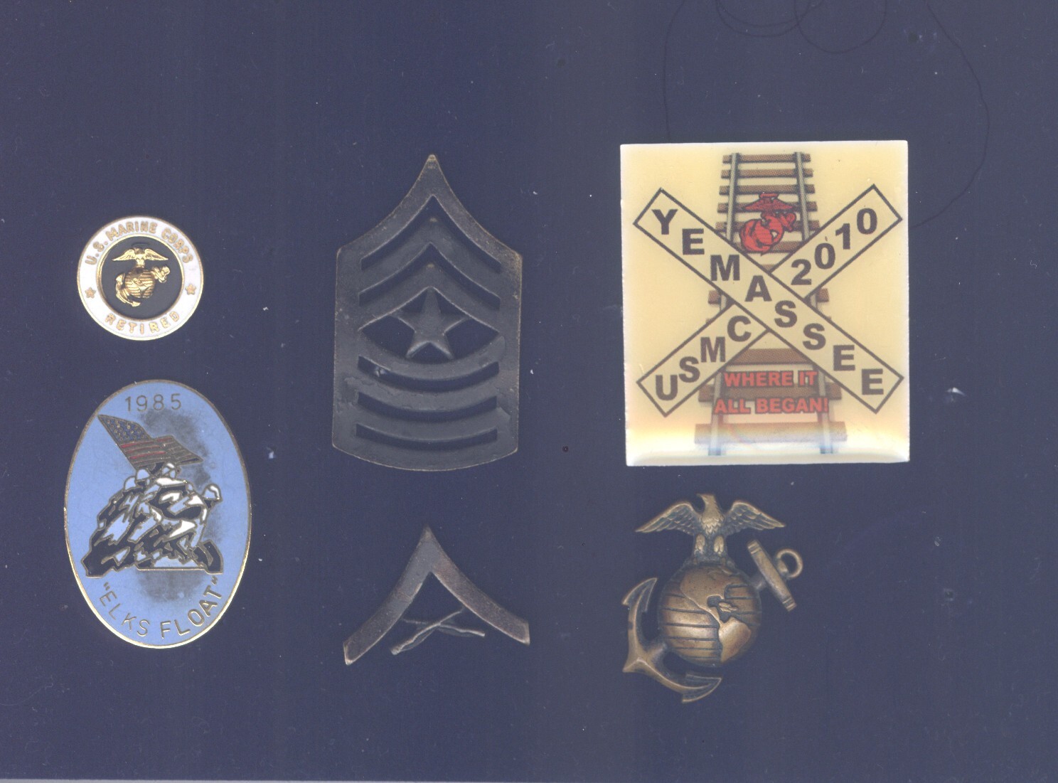 USMC uniform/lapel/cover insignia & collectible pins | eBay