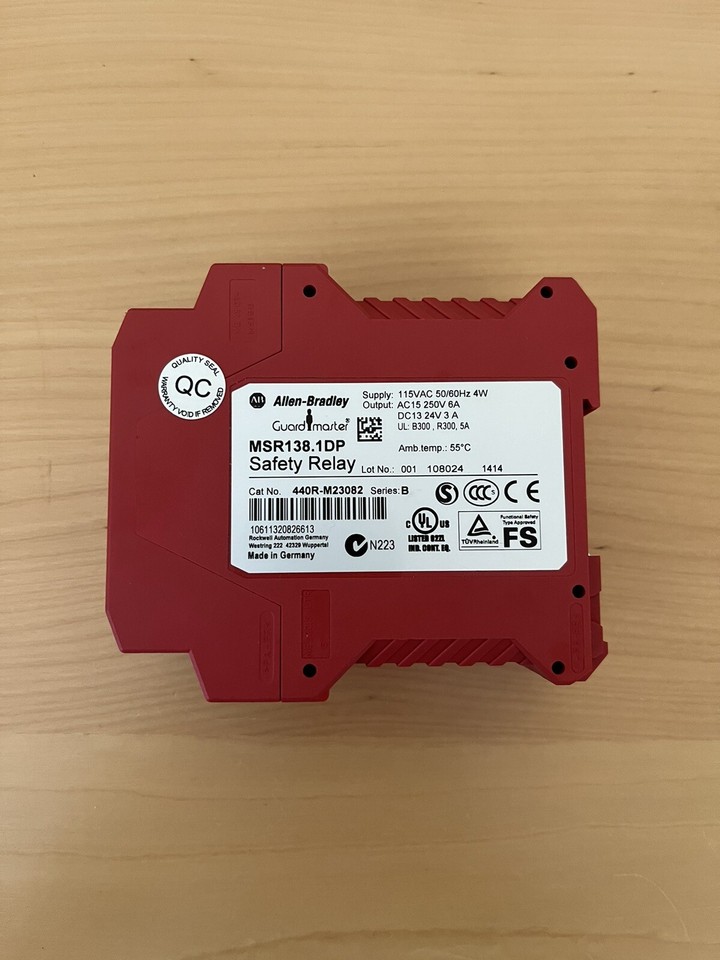Allen-Bradley Guard Master Safety Relay MSR138DP Series B 440R-M23082 ...