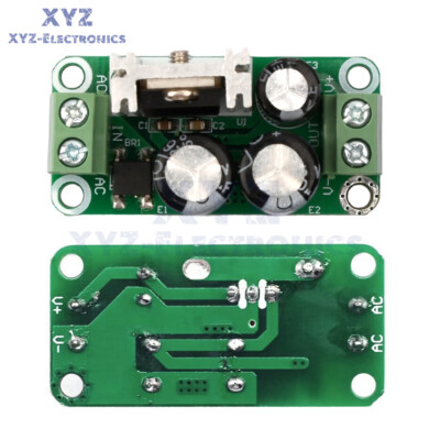 DC 5/9/12/15/24V Single Regulated Power Supply Module Rectifier Filter ...