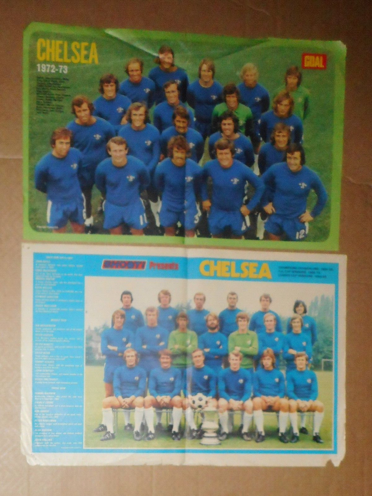 CHELSEA FC , PIN-UPS , FROM GOAL / SHOOT, | Grelly UK