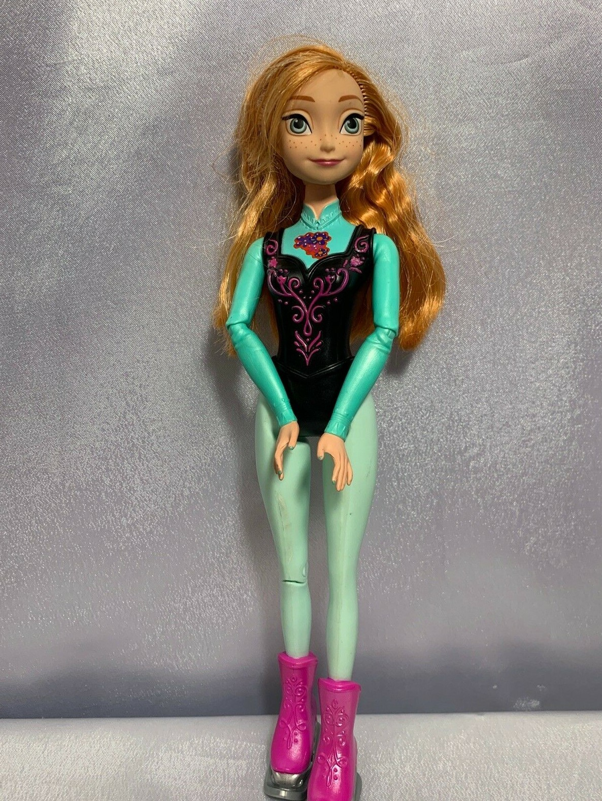 Disney Frozen Movie Princess Anna Ice Skating Dolls | eBay
