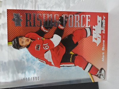 2015-16 UD Full Force Rising Mark Stone #RF-MS Clear Cut 066/999 Ottawa ...