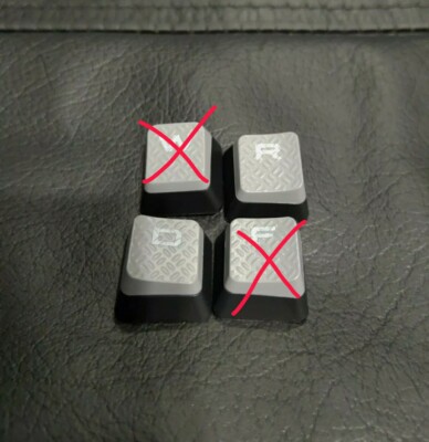 Corsair Grey RGB Backlit Single Key Caps Keycaps Original K95 Platinum ...