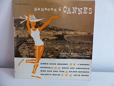 Orch CHAMPS ELYSEES HUBERT ROSTAING Dansons a Cannes G308 | eBay