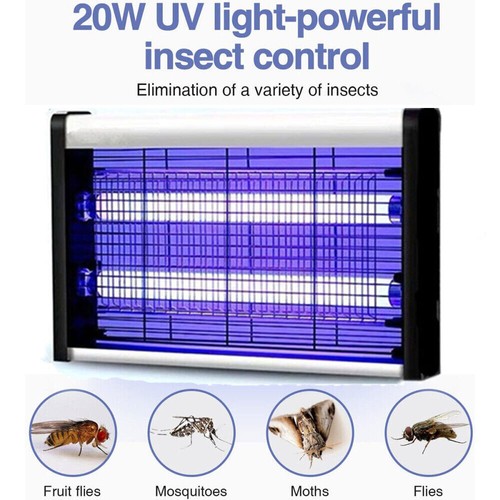 20W Electric UV Insect Killer Mosquito Fly Pest Bug Zapper Commercial ...