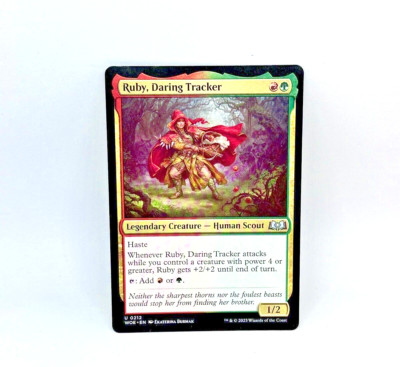 MTG Ruby, Daring Tracker ~ 212~WOE Magic The Gathering | eBay