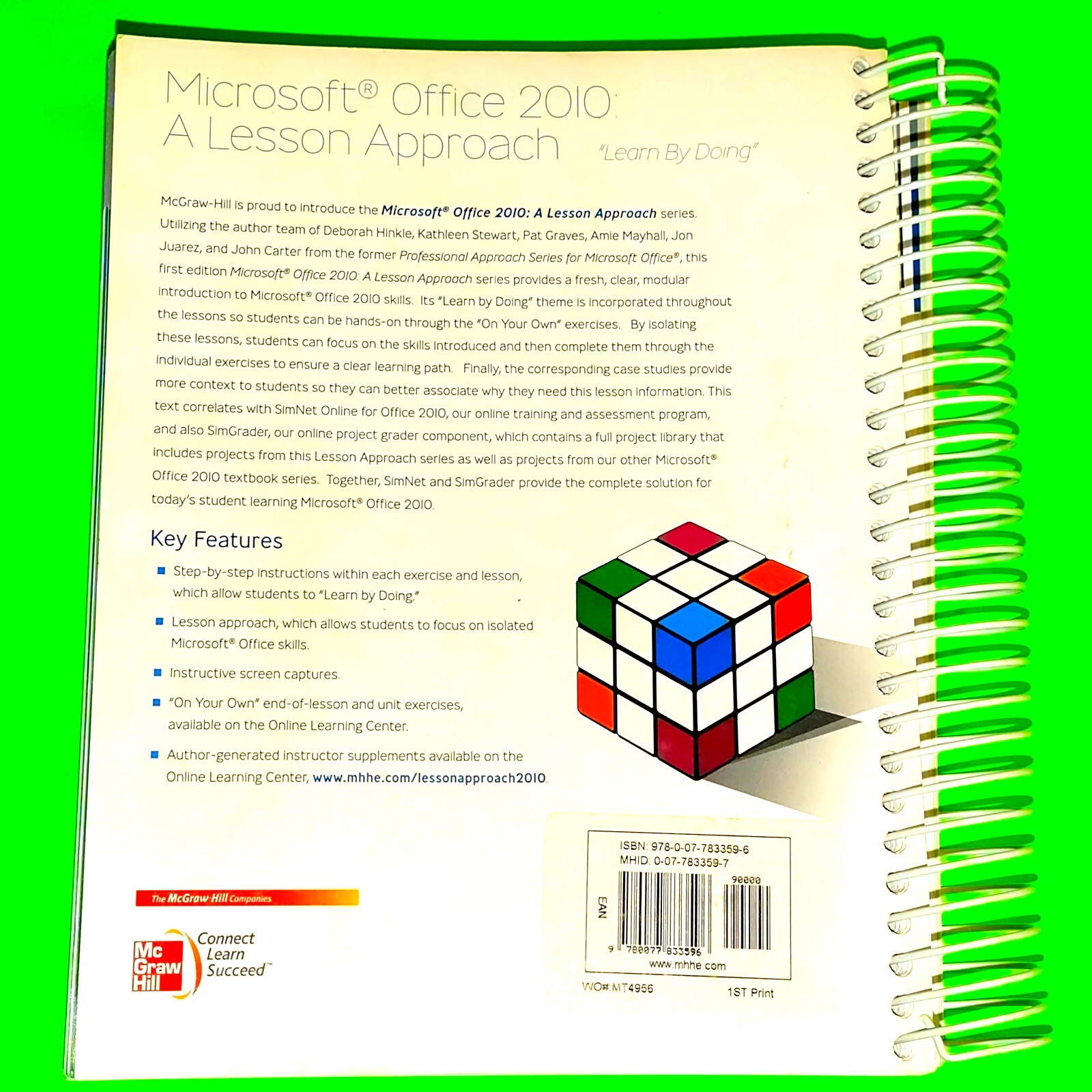 Microsoft Office 2010: a Lesson Approach by Deborah Hinkle (2010 ...