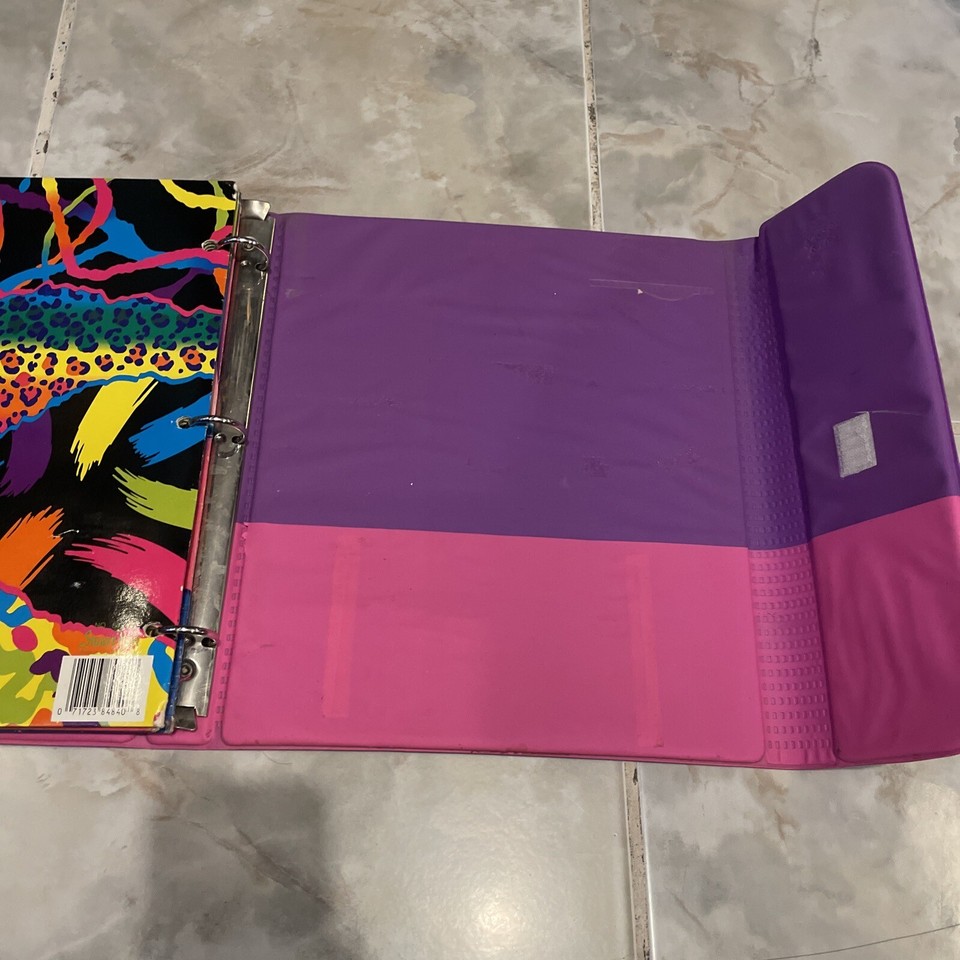 Vintage Lisa Frank 3 Ring Trapper Keeper Binder Dolphins Stuart Hall ...