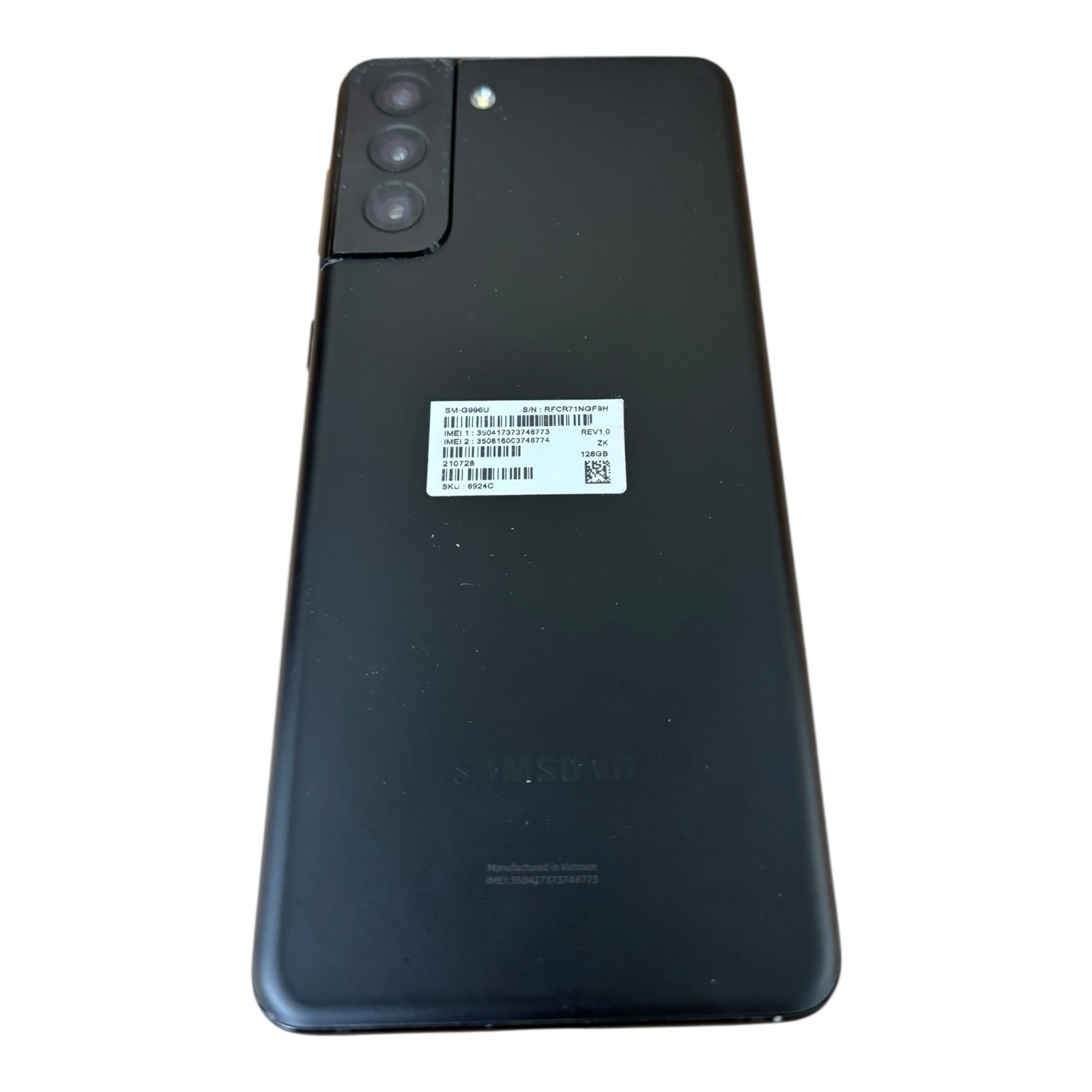 Samsung Galaxy S21+ 5G 128GB [SM-G996U] Phantom Black (Spectrum ...