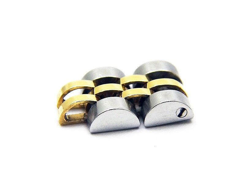 Genuine Rolex SS & 18k Gold 10mm Double Link for Ladies 62523 Jubilee ...