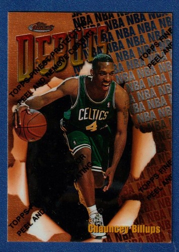 CHAUNCEY BILLUPS 1997-98 Finest RC #103 Boston Celtics Rookie Card 97 ...