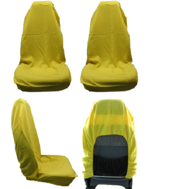 2 BLACK SEAT COVER,THROW OVER, SLIP ON FIT NISSAN 120Y, 280ZX,300XZ ...