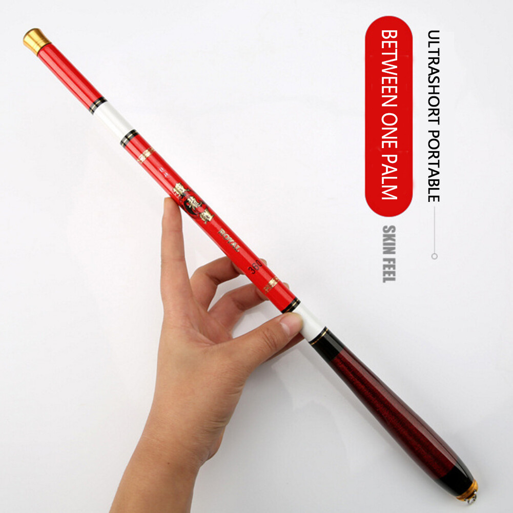 Carbon Fiber Fishing Rods Mini Fishing Pole for Stream Freshwater (3.6M ...