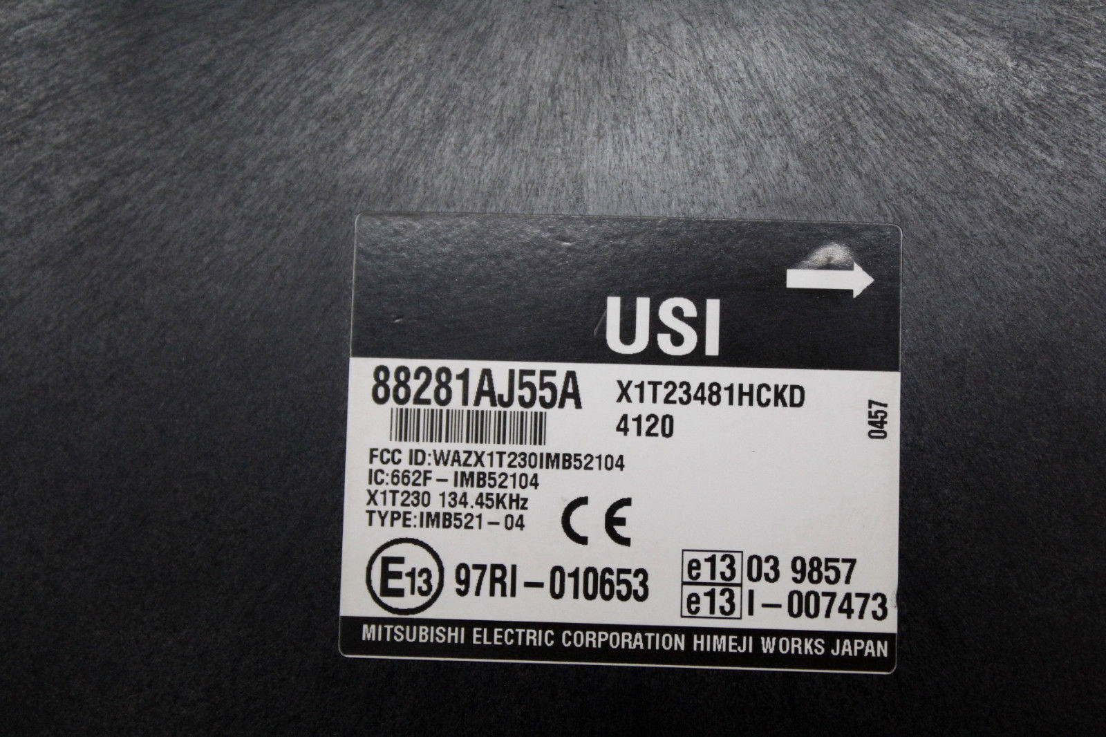 2014 SUBARU OUTBACK INTEGRATED UNIT MODULE LEGACY 88281 AJ55A OEM 14 | eBay