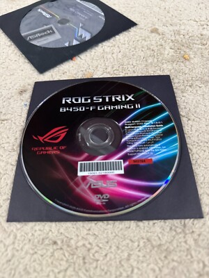 ASUS ROG B450-F GAMING II AMD B450 CHIPSET SUPPORT DVD - USED!!! | eBay