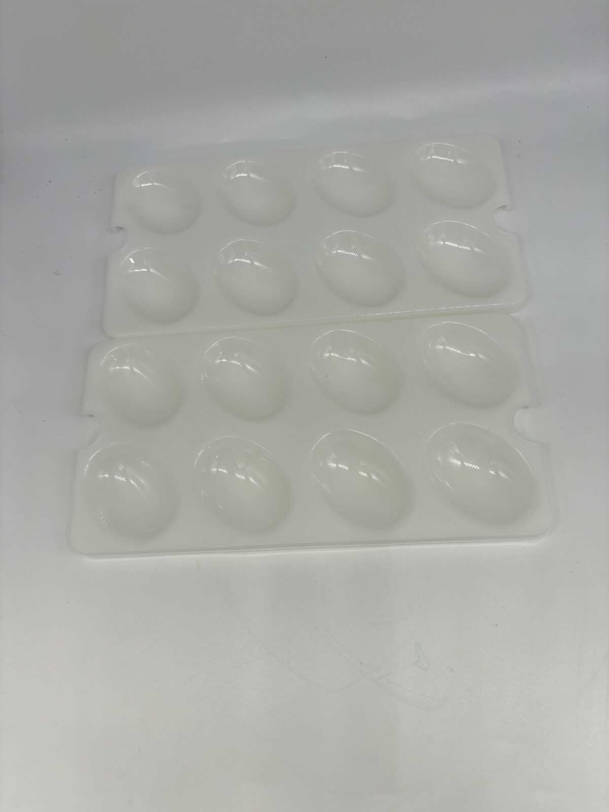 Pair of TUPPERWARE 665 Deviled Egg Replacement Tray Holders Keeper ...