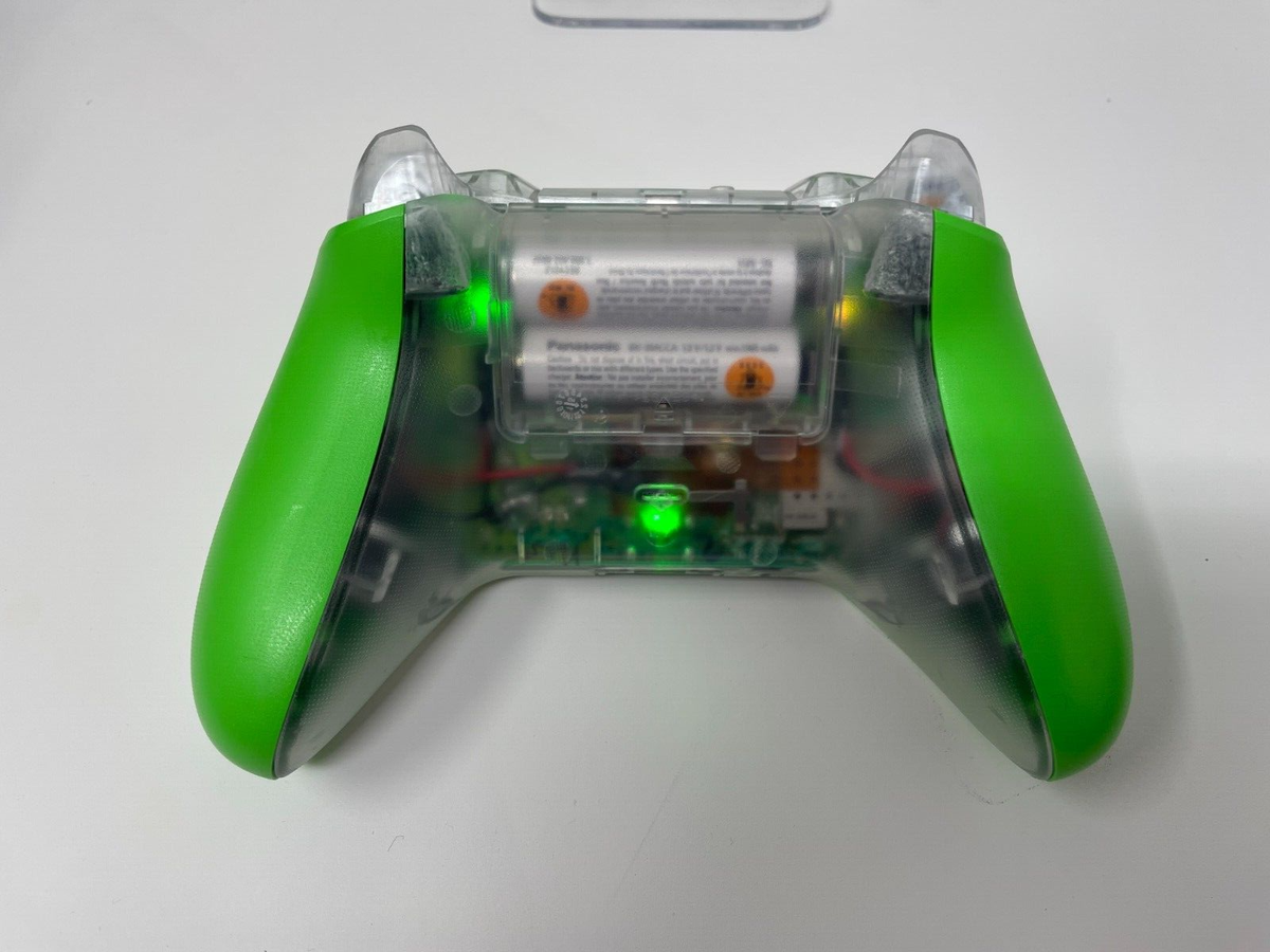 Xbox One Controller Full Green Led Mod Ebay Microsoft Xbox One