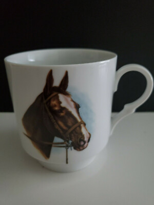 Vintage Horse Cup Mug Schumann Bavaria Arzberg Germany #42 | eBay