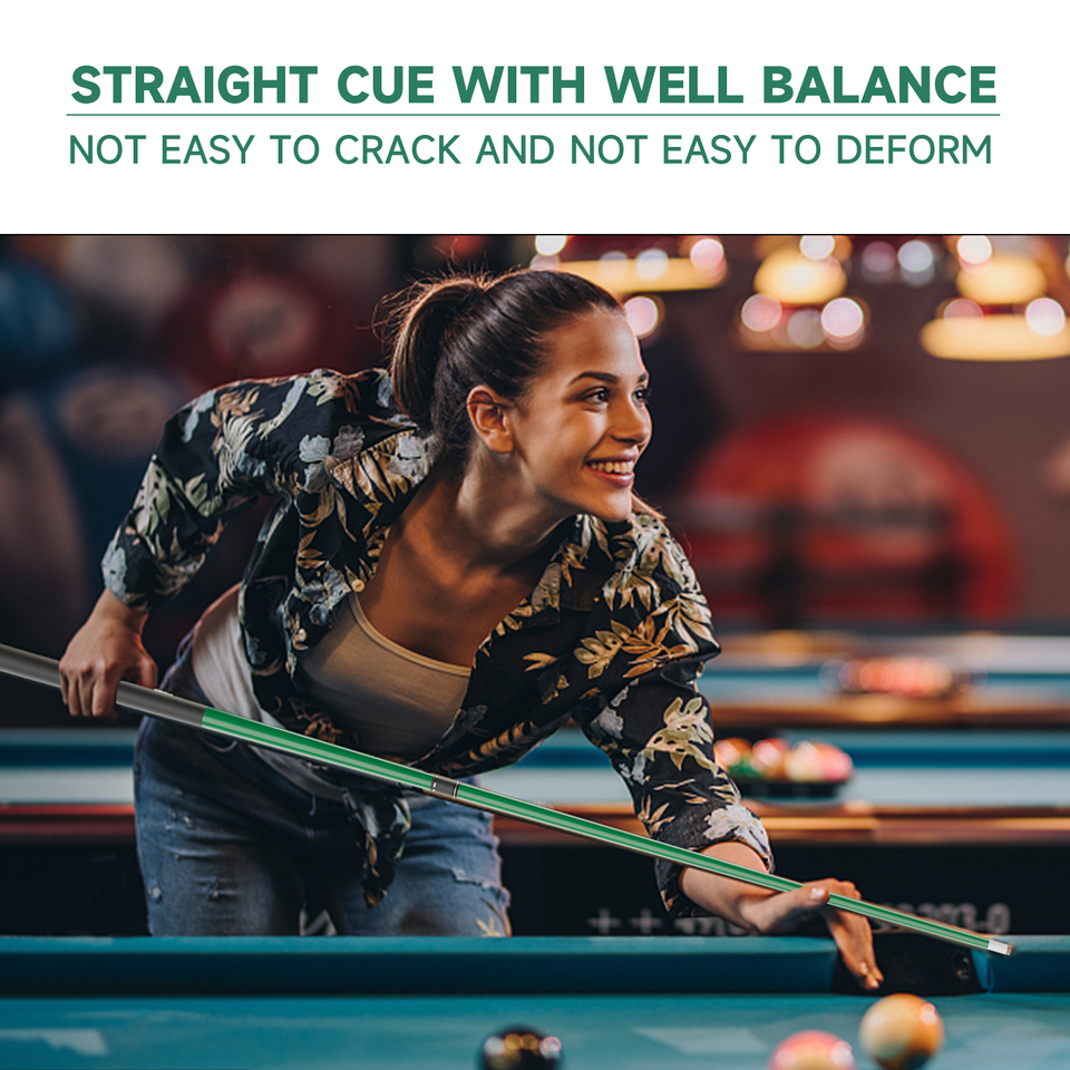 GRN 58" 2-Piece Fiberglass Graphite Composite Billiard House/Bar Pool ...