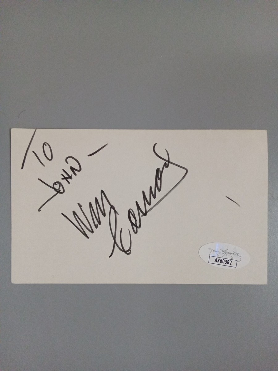 William Conrad Autograph