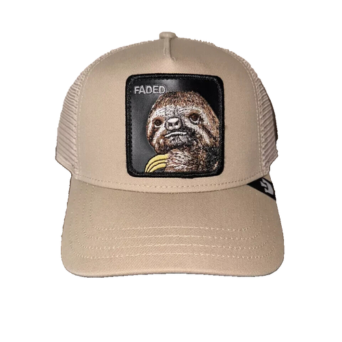 The Faded Sloth Hat Goorin Bros The Farm Trucker Exclusive Limited ...