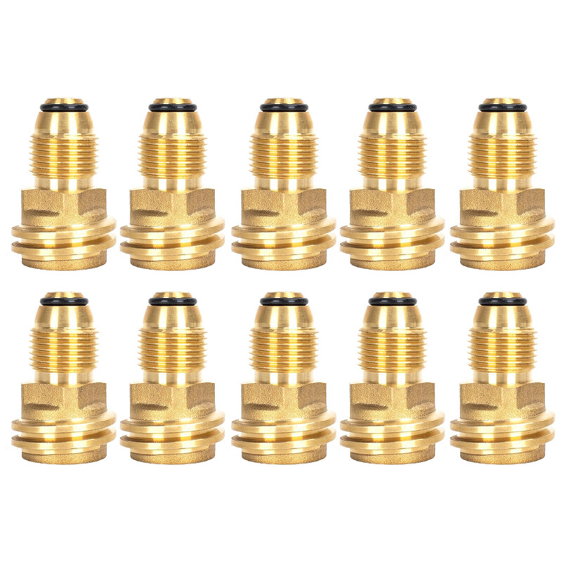 1-10pc Propane Tank Refill Adapter Convert POL LP Valve to QCC1/Type1 ...