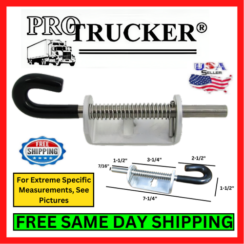 Aluminum Spring Loaded Barrel Bolt Latch Lock for Utility Trailer RV ...
