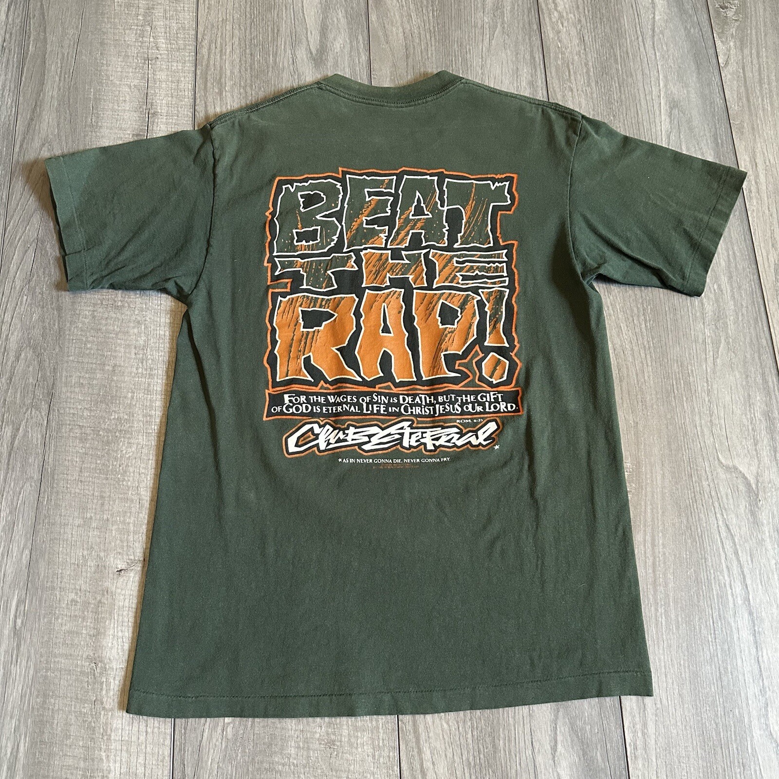 Jesus Christ Club Eternal Beat The Rap Vintage 90s Fa… - Gem