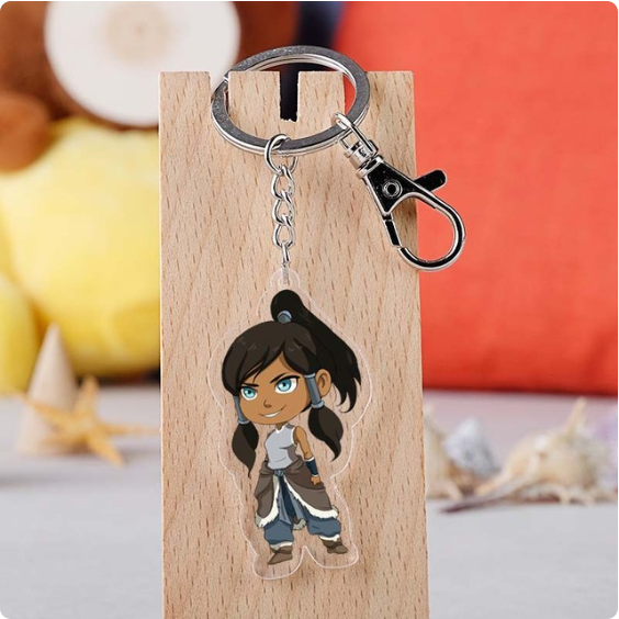 Avatar The Last Airbender Korra Keychain Anime Figure Acrylic Keychain ...
