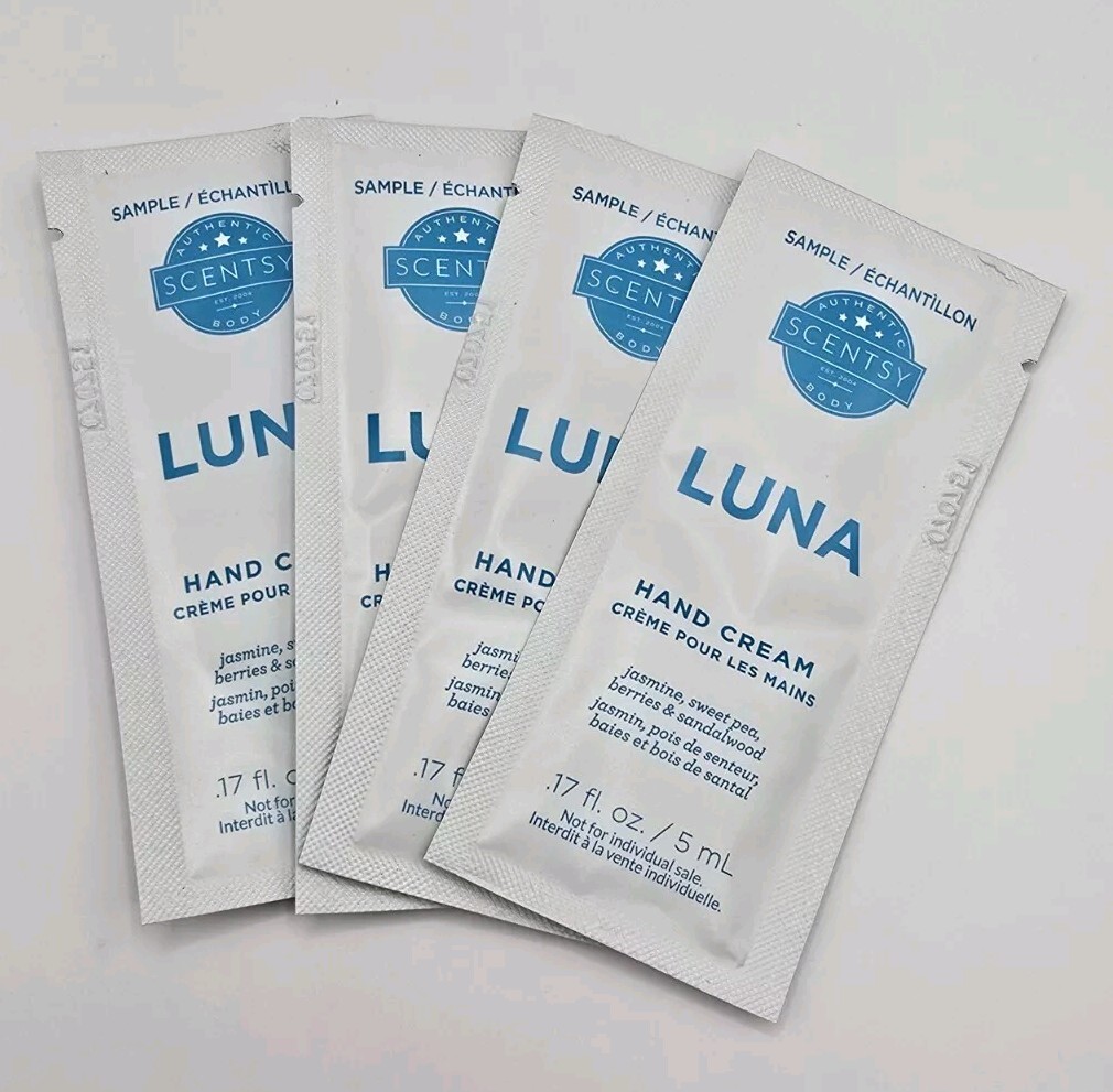 Scentsy Hand Cream Sample/Travel Size LUNA - .17oz X 4 | eBay