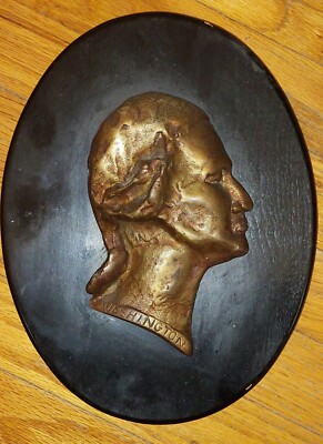 Vintage George Washington head Plaque bust | eBay
