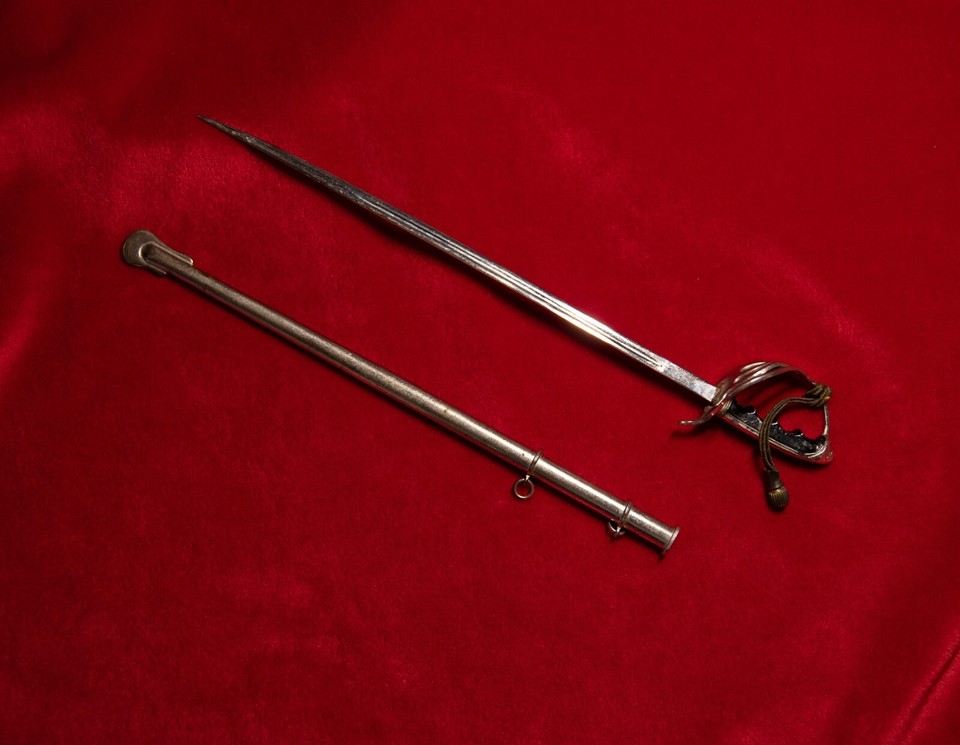 Vintage Miniature Rapier Sword w/ Sheath and Knot | eBay