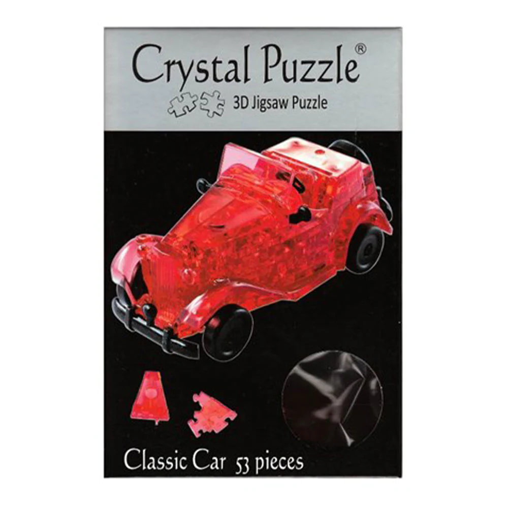 3D Crystal Puzzle Classic Car Red - LatestBuy | eBay