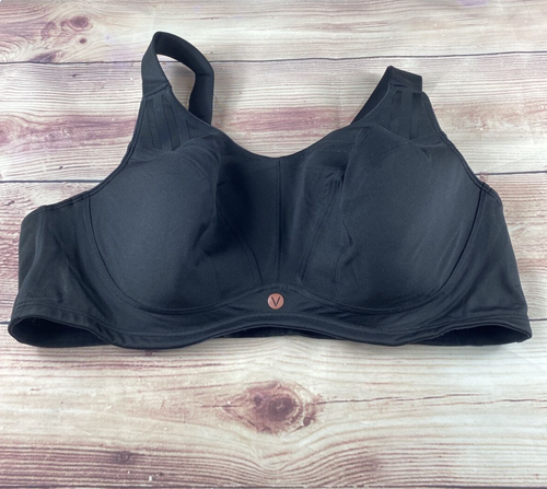 Lane Bryant Cacique Livi Active Sports Bra Size 48DD Black | eBay
