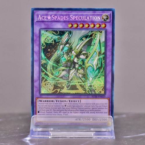 Ace Spades Speculation | Secret Rare | BLTR-EN039 | Near Mint NM | 1st ...