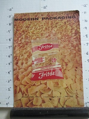 magazine ad 1962 Modern Packaging 5/1962 Fritos corn chips package Dole ...