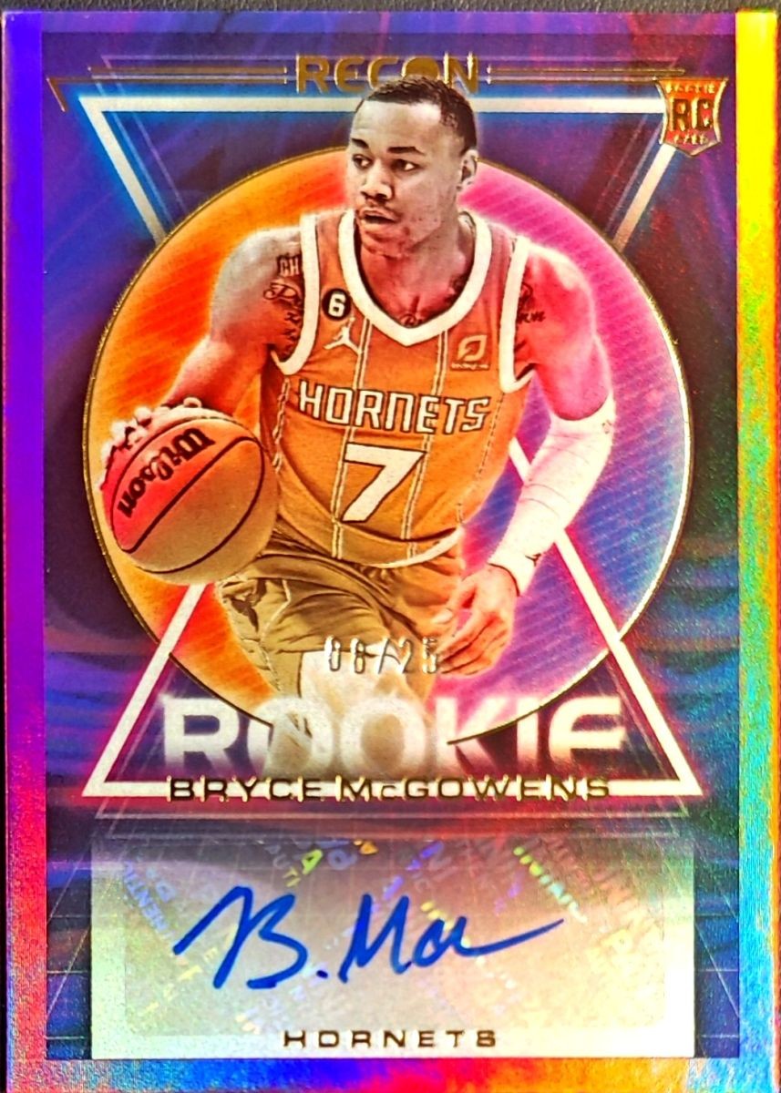 Bryce McGowens 2022 Recon #RRS-BYM Rookie Recon Signatures - Purple /25 ...