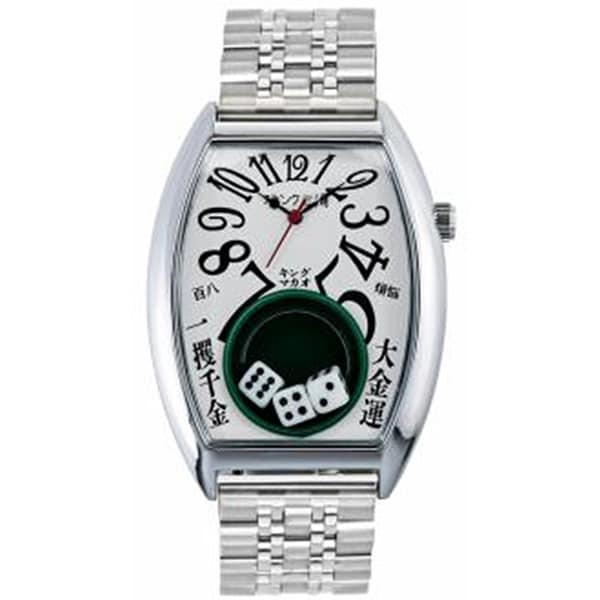 Frank Miura King Macau Gamble Watch Metal Band White Three dice | eBay